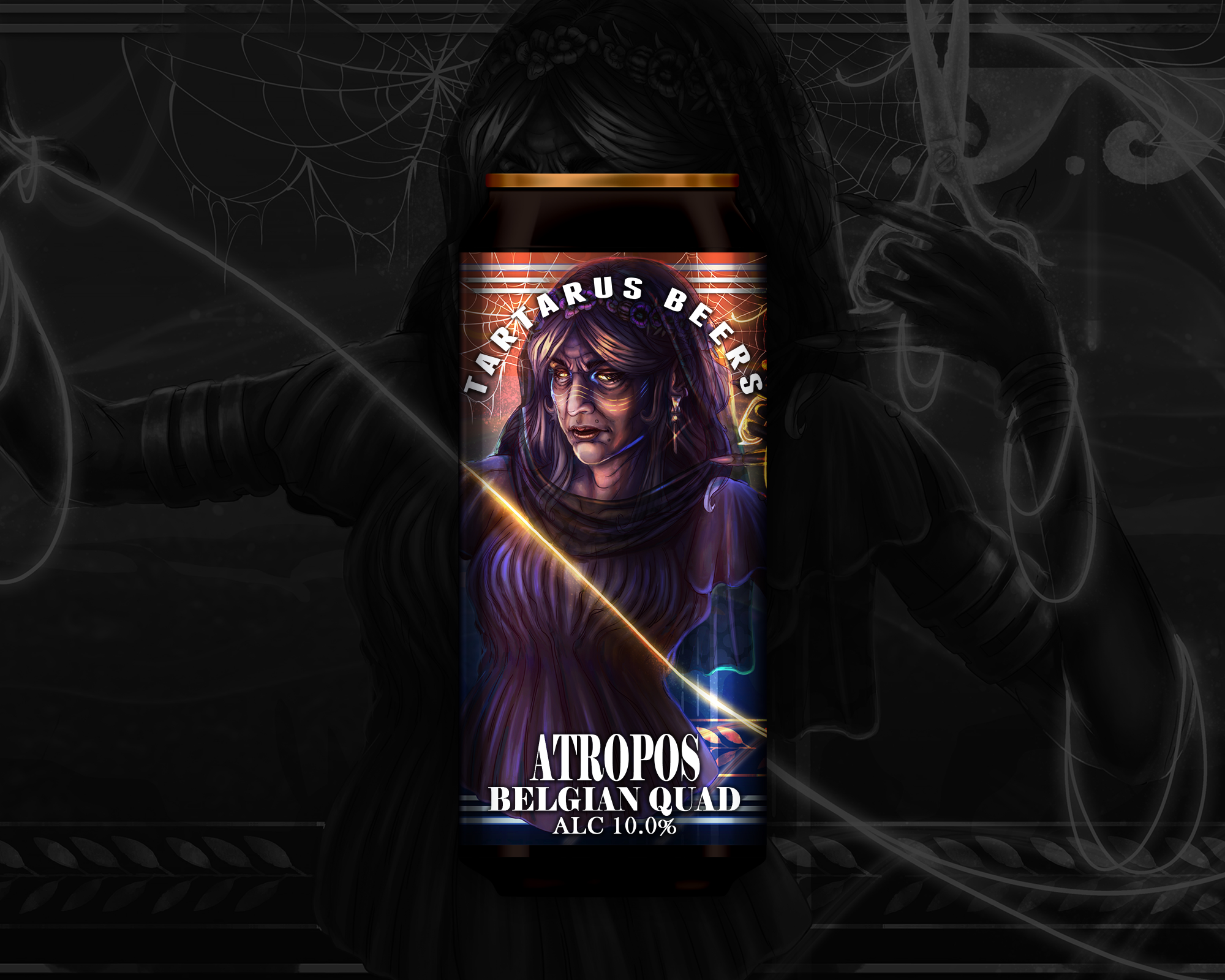 ATROPOS - Belgian Quadruple - 10% - 440mL can – Tartarus Beers